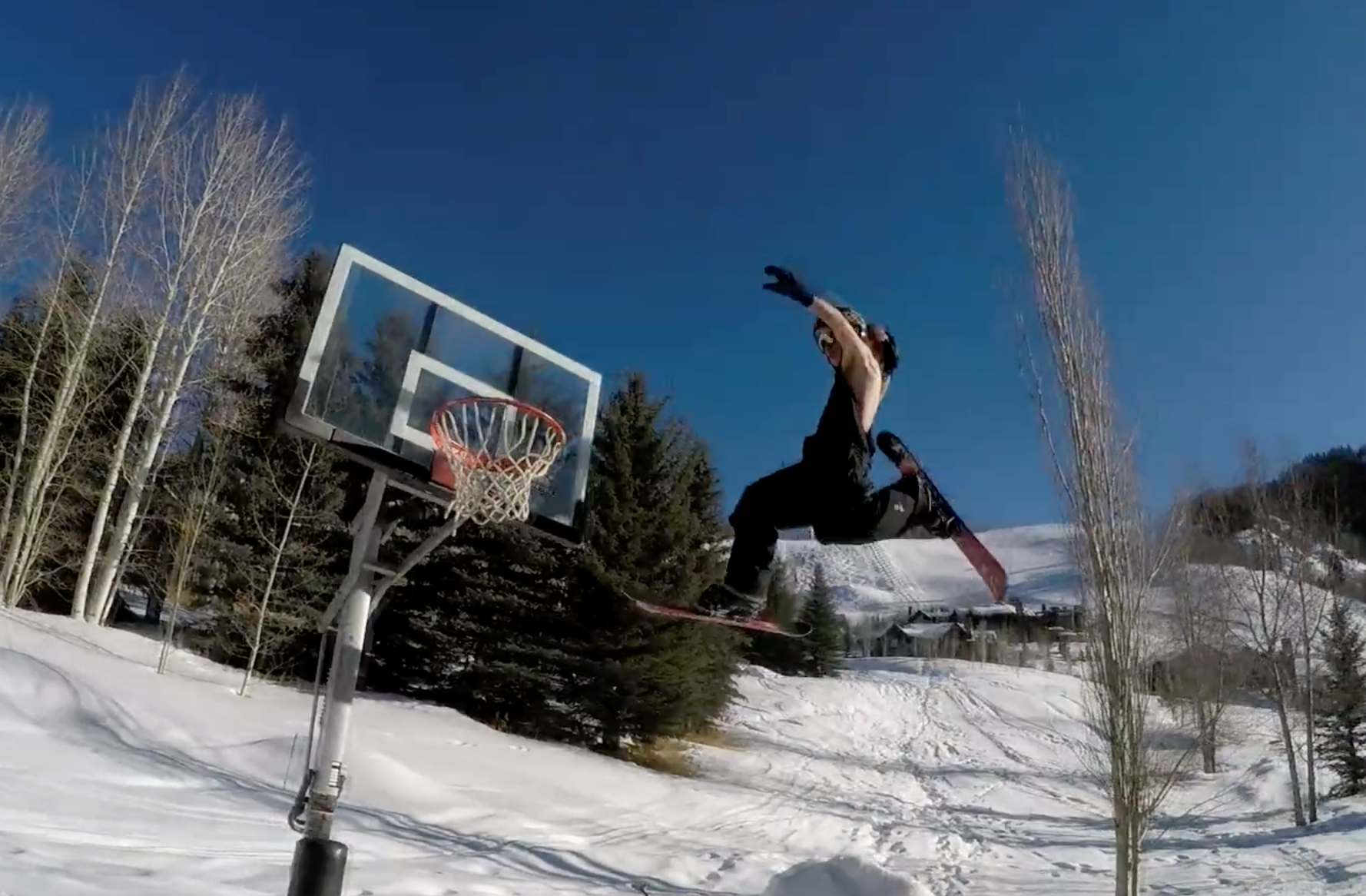 The First Ever NBA Ski Dunk Contest Was Sick!