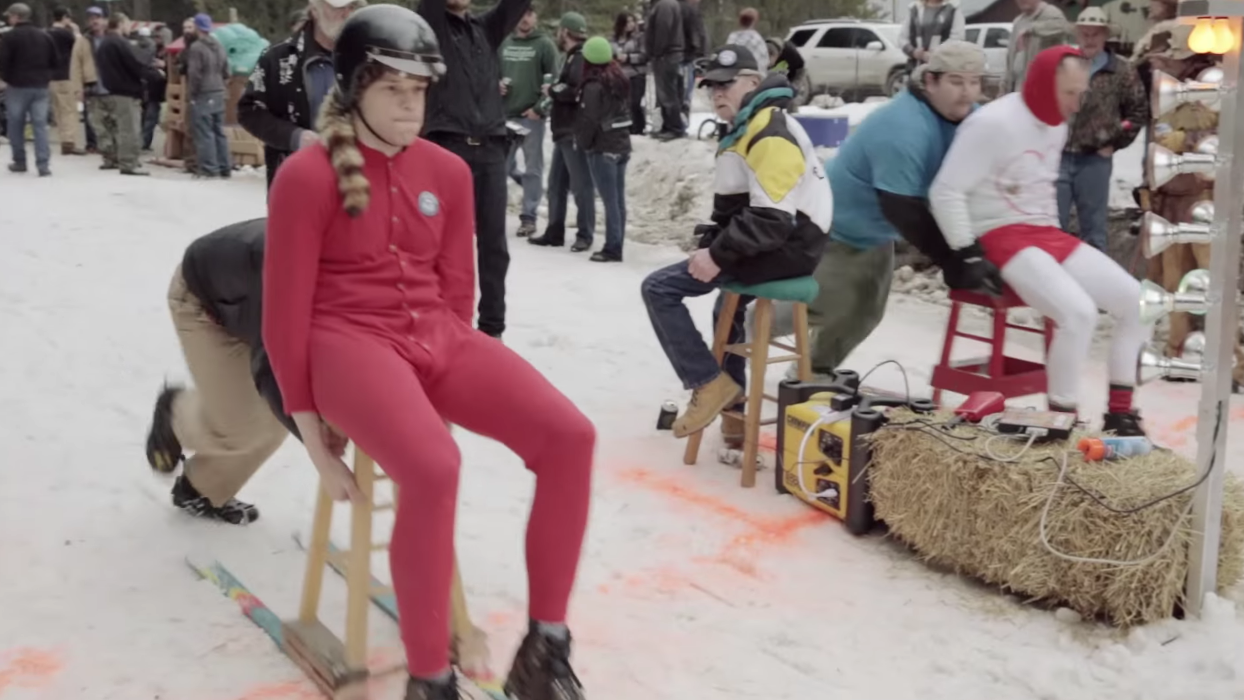 Barstool Ski Racing Is The Most Mountain Redneck Thing Ever!