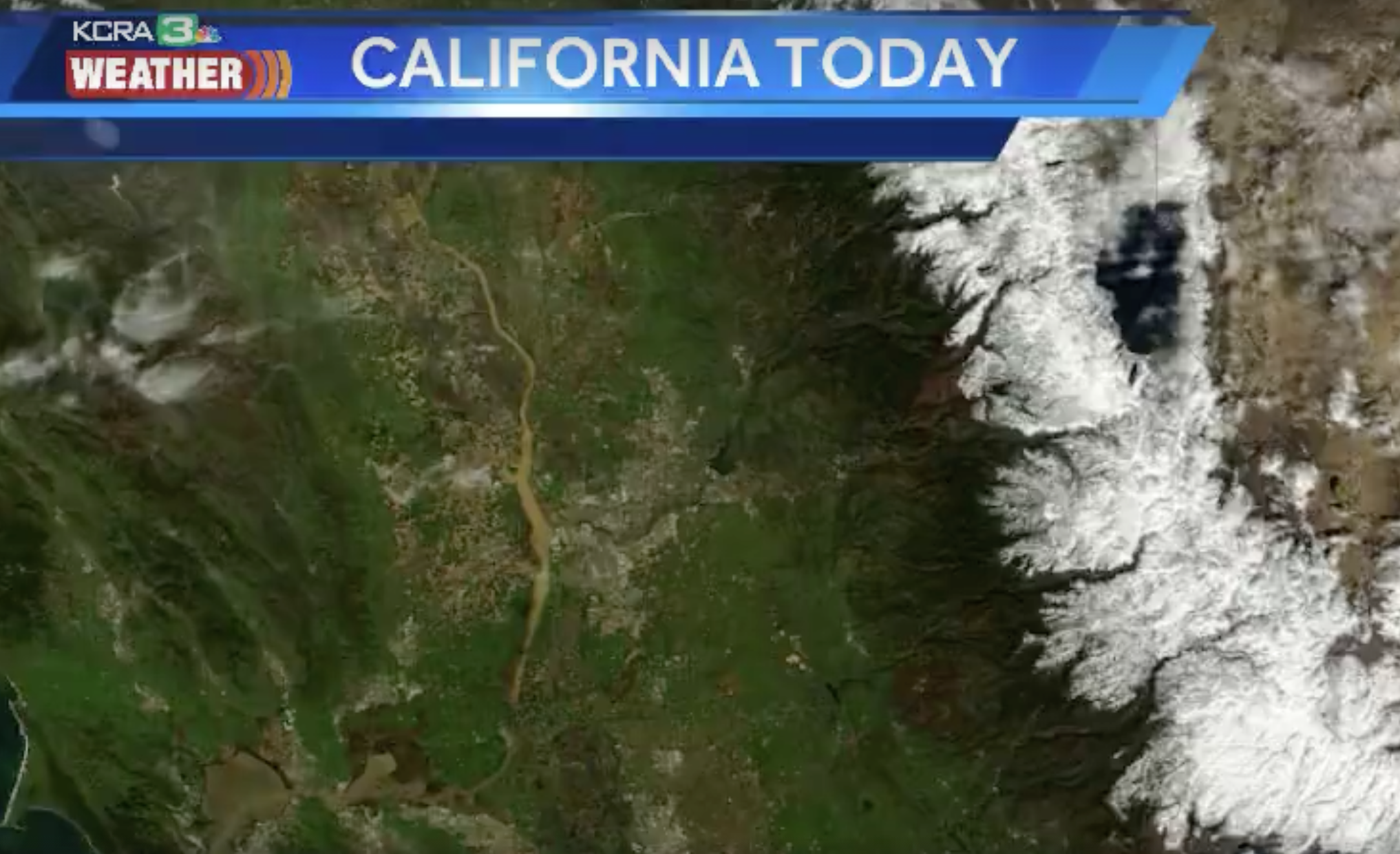 Watch: NASA Footage Shows Extreme Mountain Runoff In California