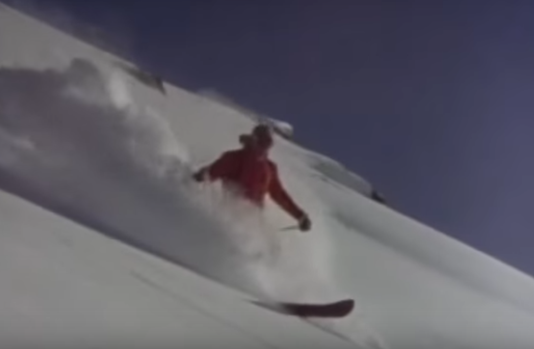 #WayBackWednesday: 70’s Monoskiing In Deep Powder @Chamonix