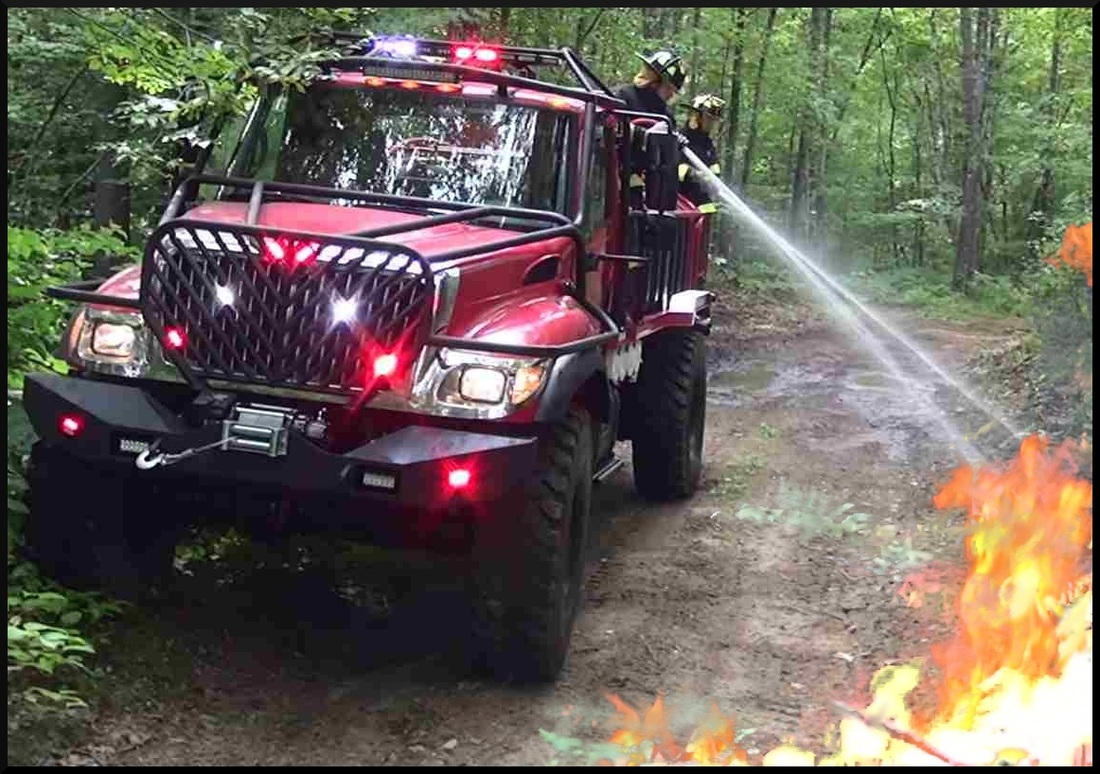 This All Terrain FIRETRUCK Is BADASS (24 Inches of Ground Clearance ...