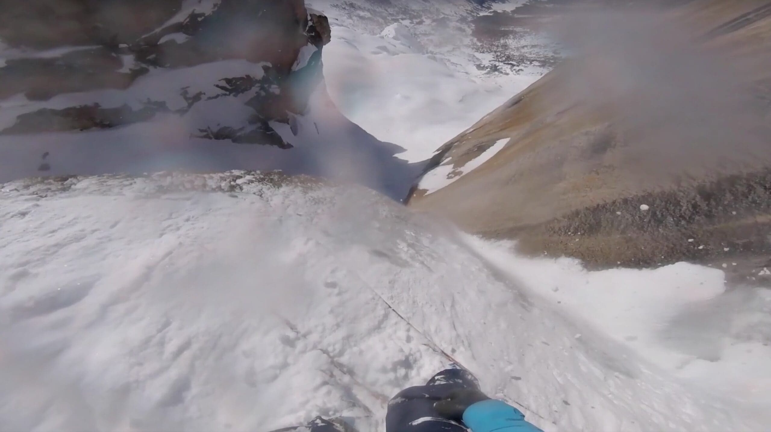 VIDEO: Skier Nearly Fall Off Massive Cliff Following Hard Crash ...