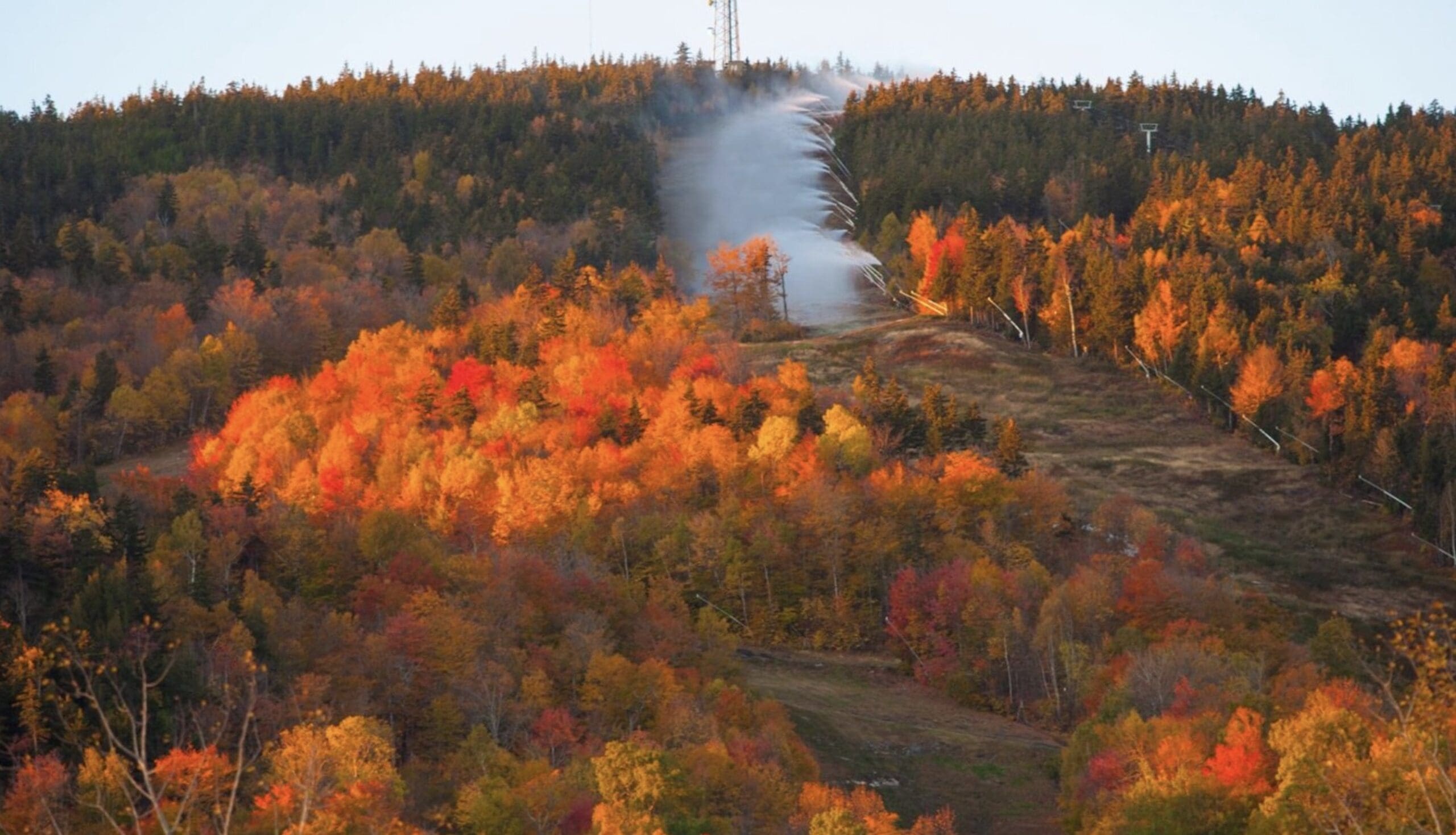 Sunday River, Maine Was Blowing Snow Last Night!