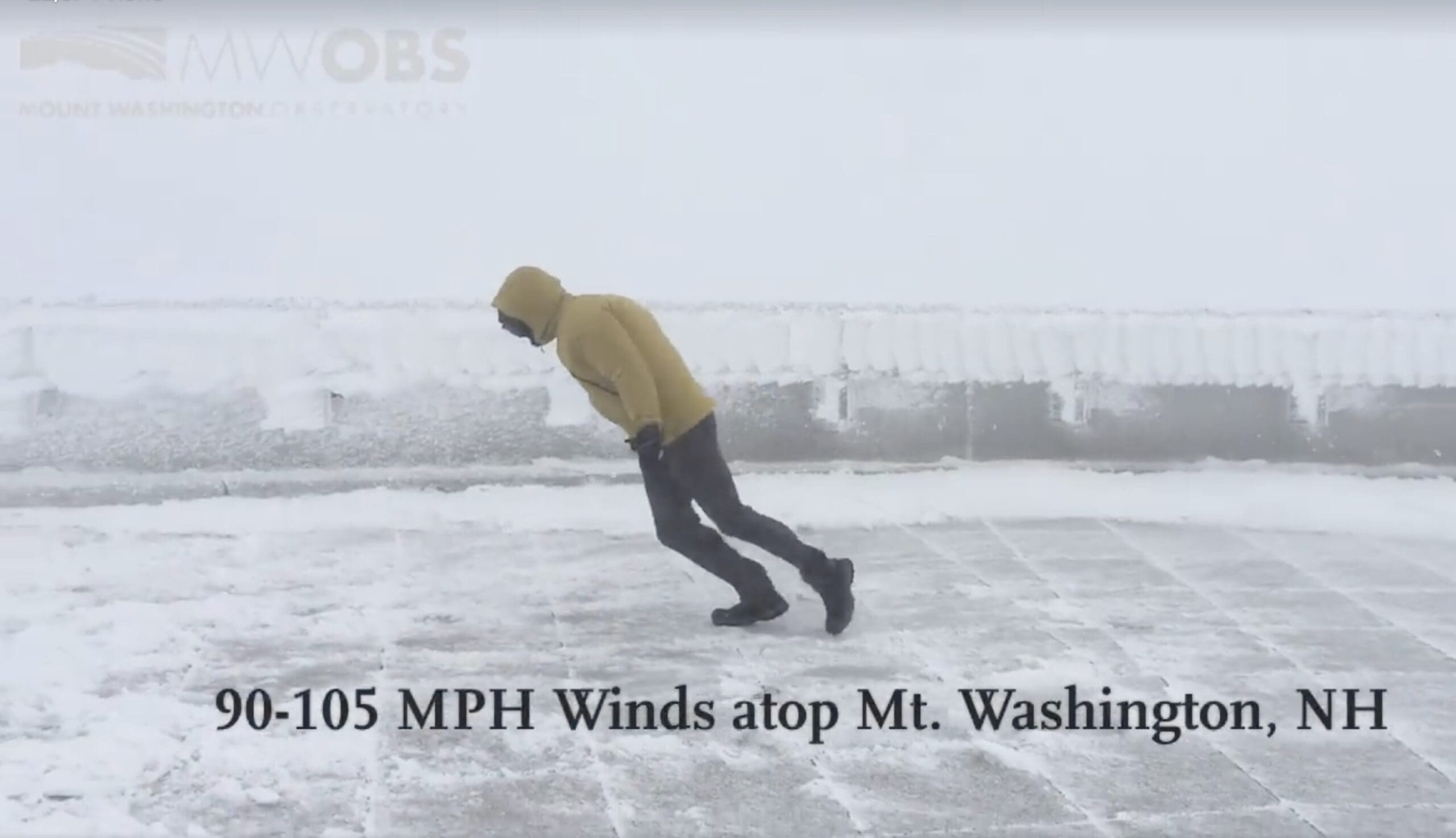 This Morning = 105 MPH Wind Gusts And (-18°C) On Mt. Washington, NH ...