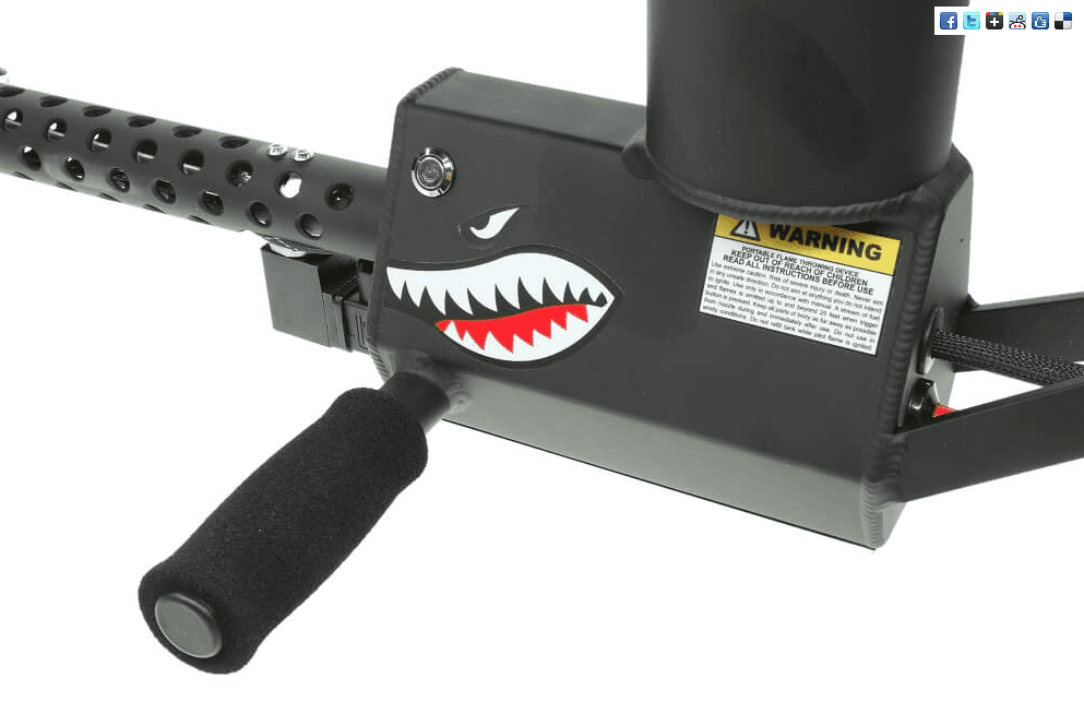 Clearing Snow With A Flame-Thrower