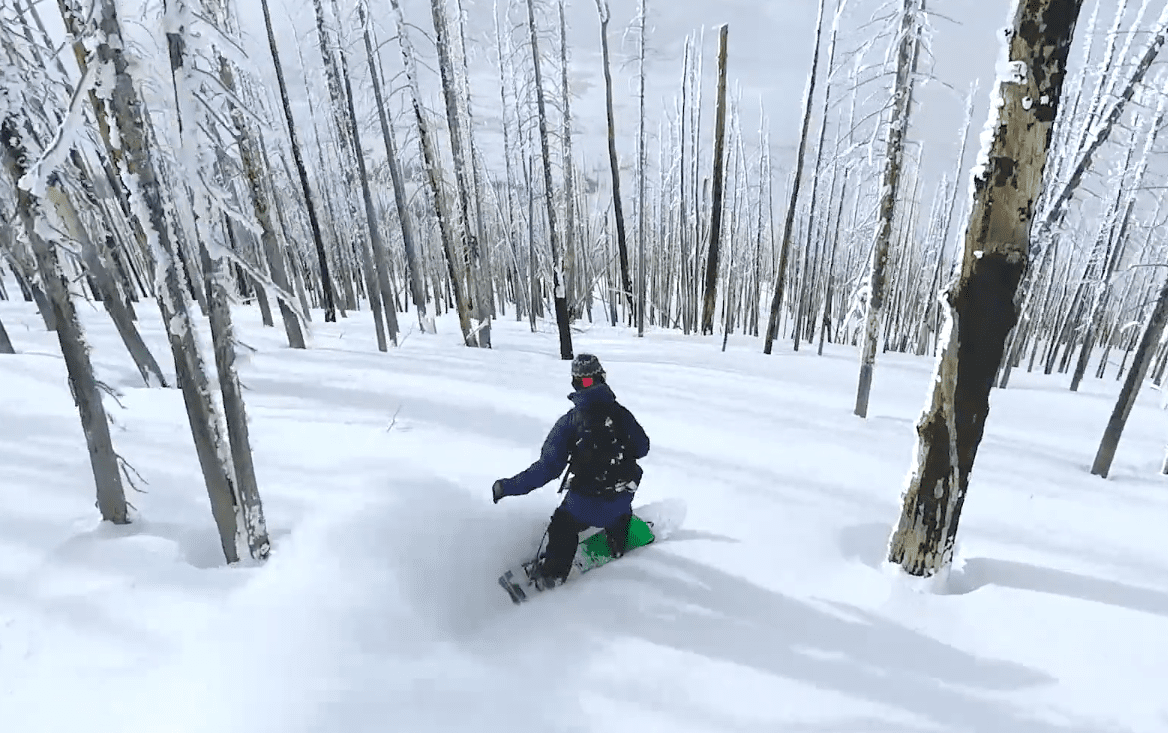 There’s Something Hypnotic About This Continuous Shot Pow Surfing Video….
