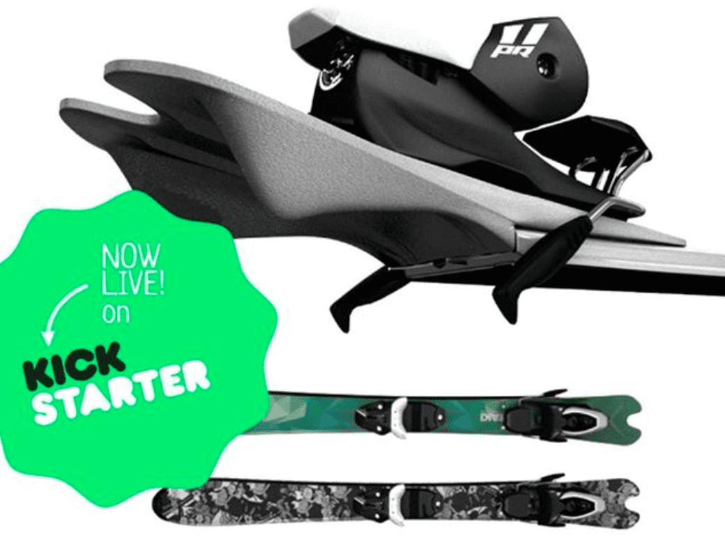 Mini-Skis With Patented “Stabilizing Tail”