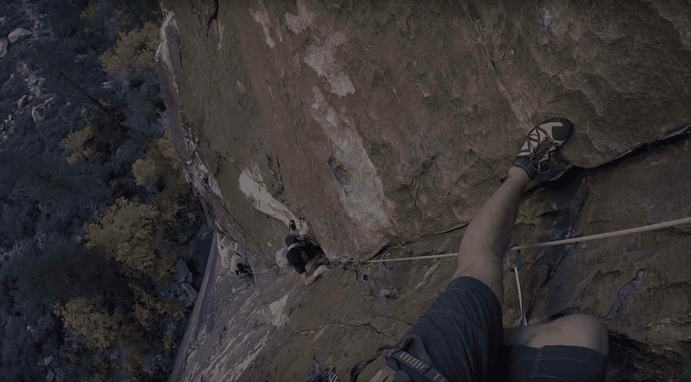Free Climber Casually Passes Dude 275 Ft Off The Ground