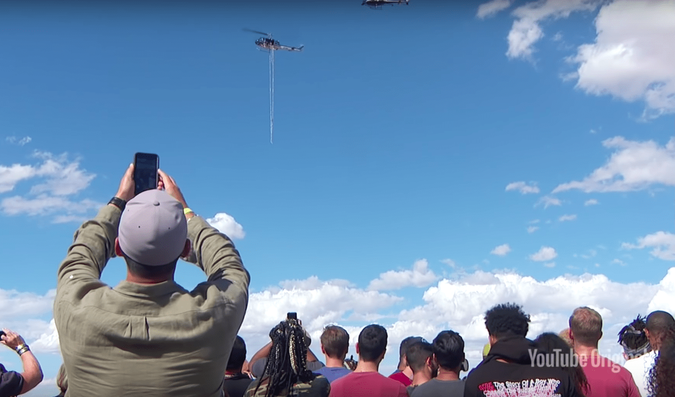 VIDEO: Will Smith Bungee Jumps From Helicopter For 50th Birthday