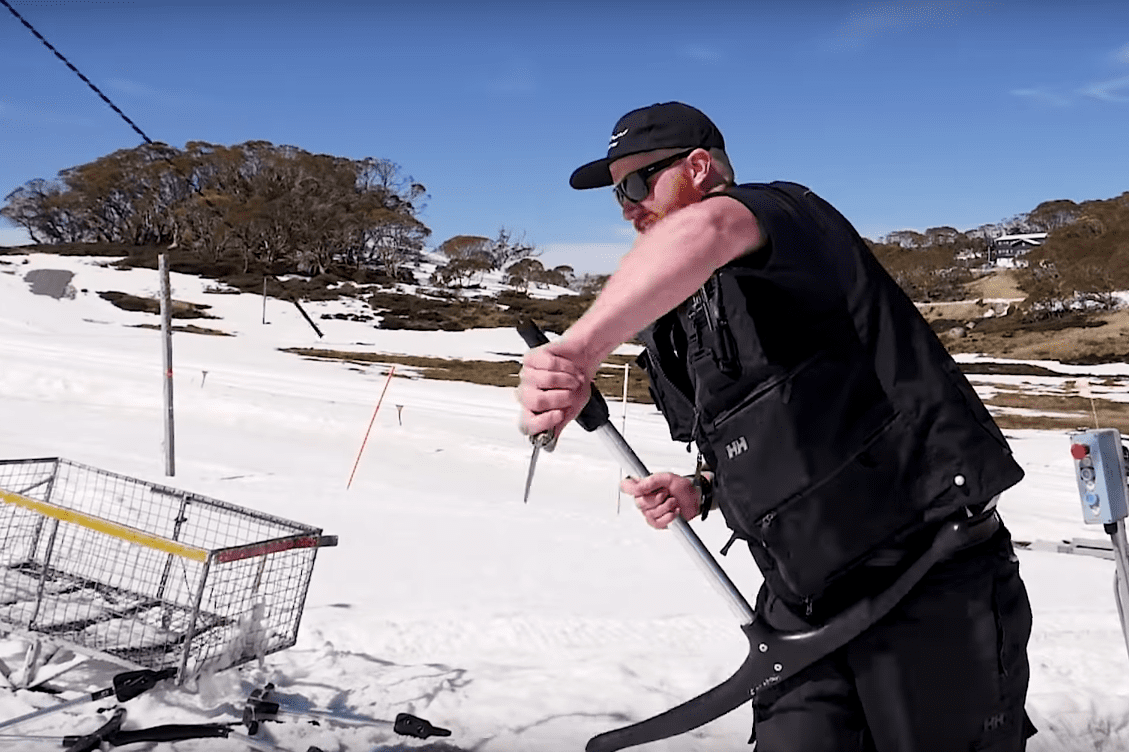 T-Bar Replaced With Quad @ Perisher, Australia