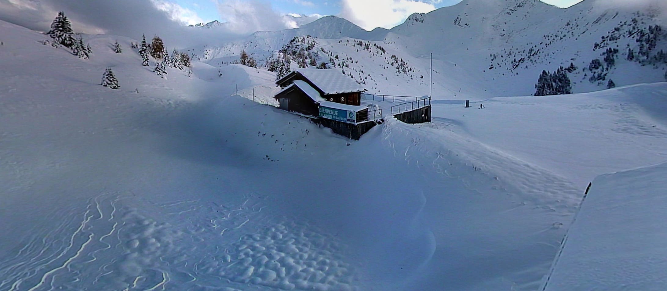 Winter Beginning In The Alps With First Major Snowfall Of The Season ...
