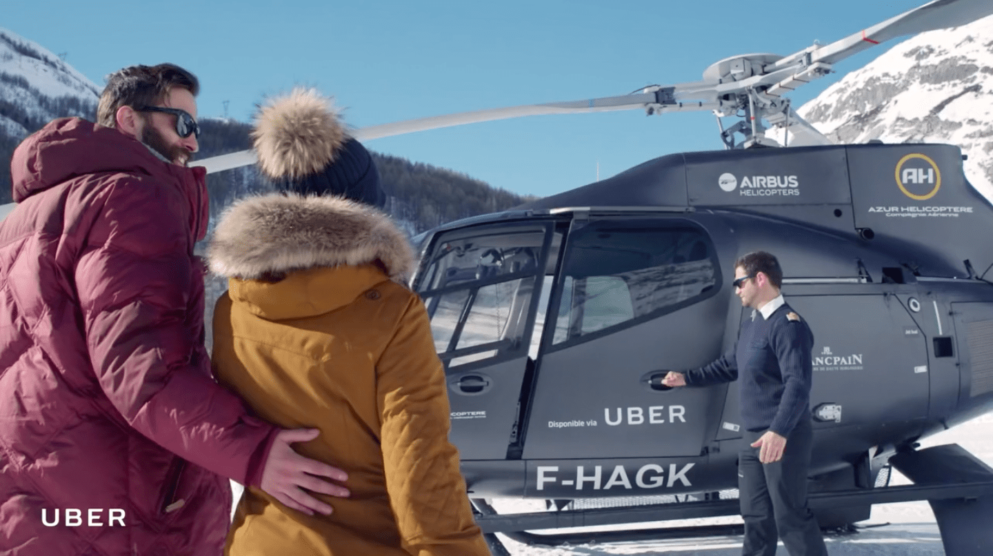 UBER Helicopters Available in Val d’Isere France
