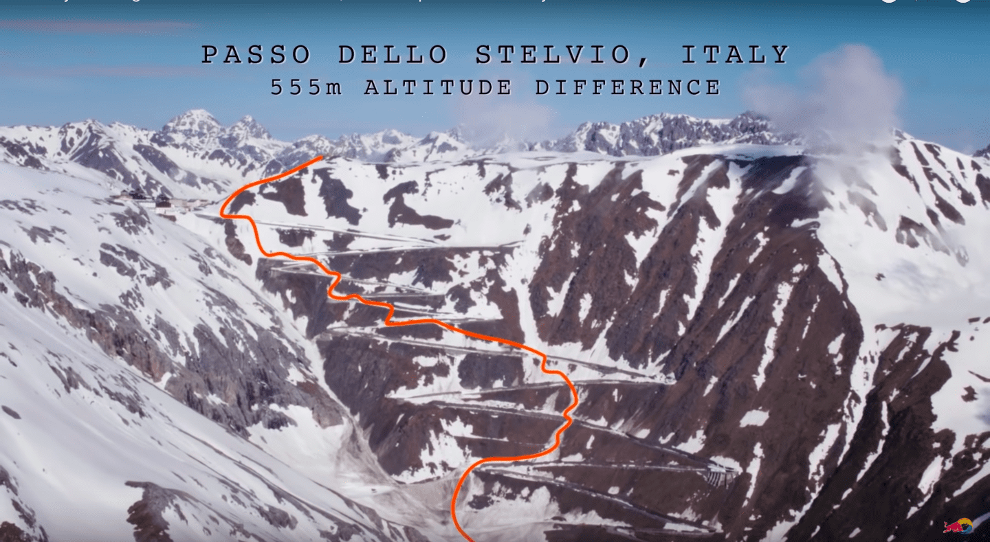WATCH: 12 Road Gaps In A Single Descent Down Italian Switchback