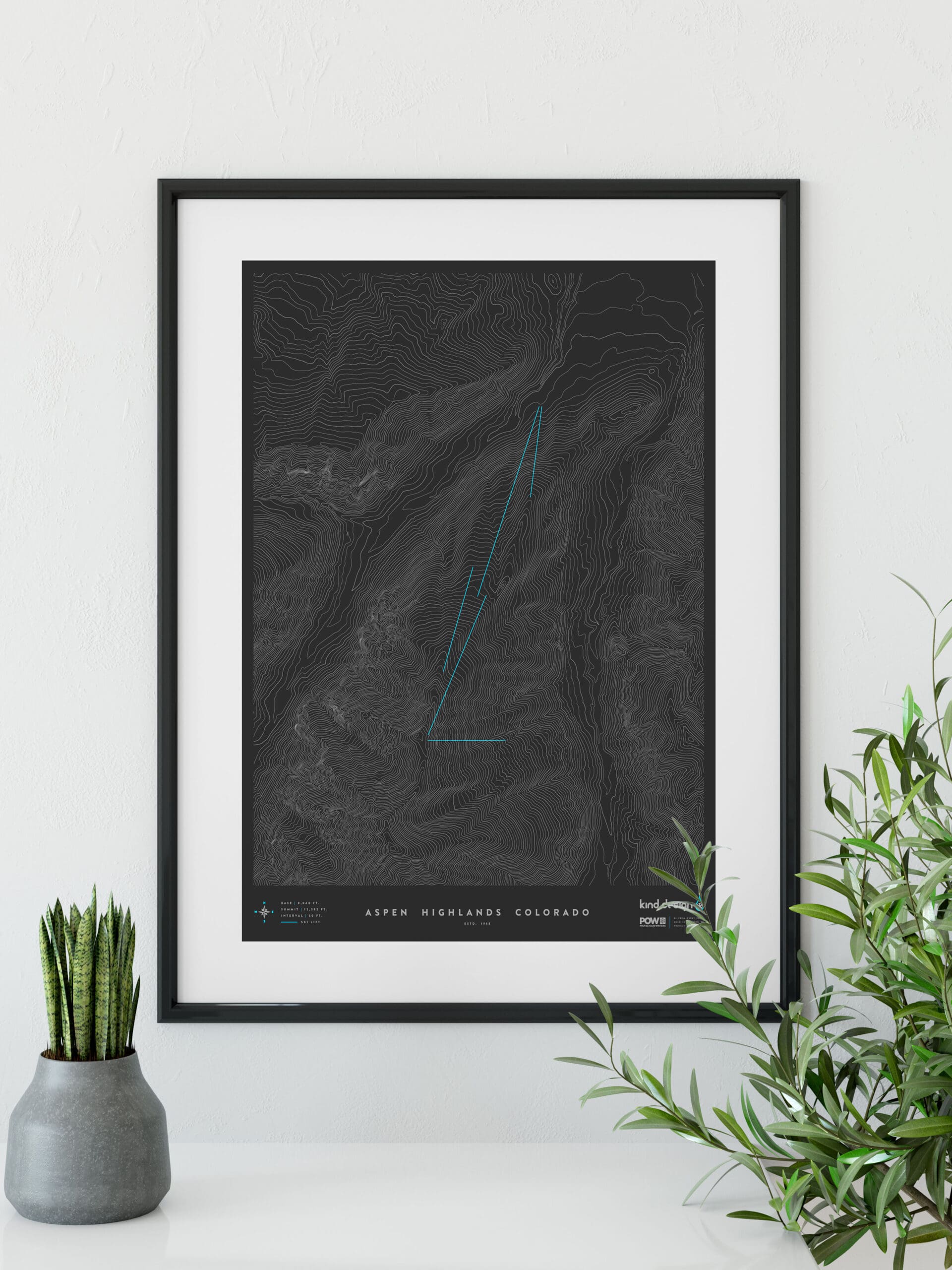 Kind Design Debuts Ski Area Topo Maps for X-Mas