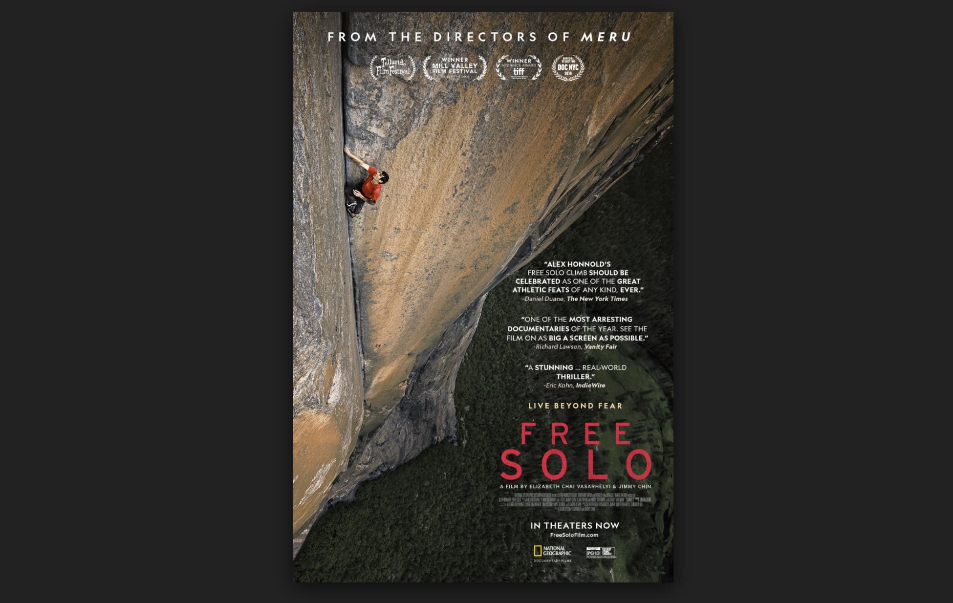 ‘Free Solo’ Wins Oscar For Best Documentary Feature | Unofficial Networks