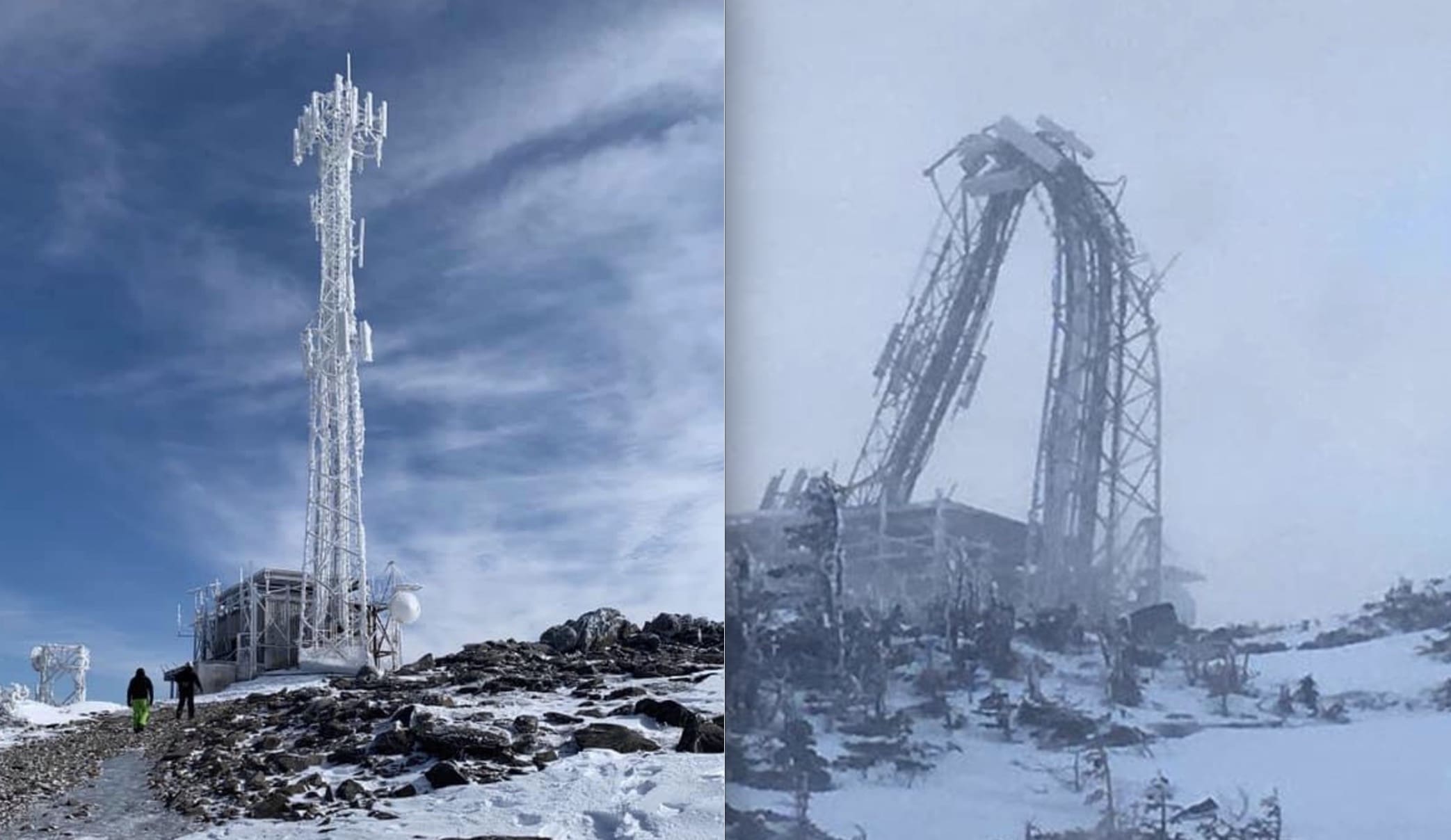 High Winds At Sugarloaf Destroy Summit Radio Tower | Unofficial Networks