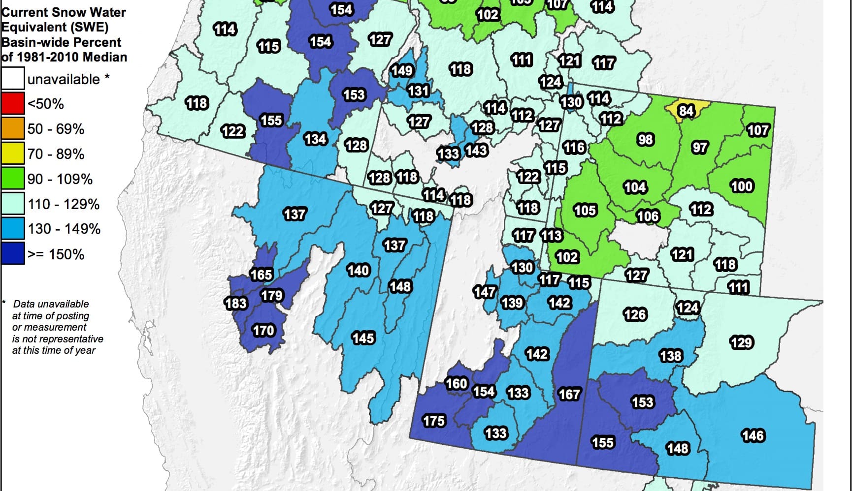 Snowpack Map Shows Just How Good 2018/19 Winter Has Been For US Ski ... Snowpack Map Shows Just How Good 2018/19 Winter Has Been For US Ski ...
