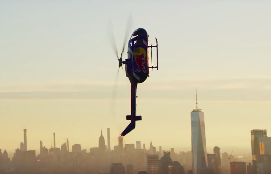 WATCH: Helicopter Does Inverted Tricks Over New York City