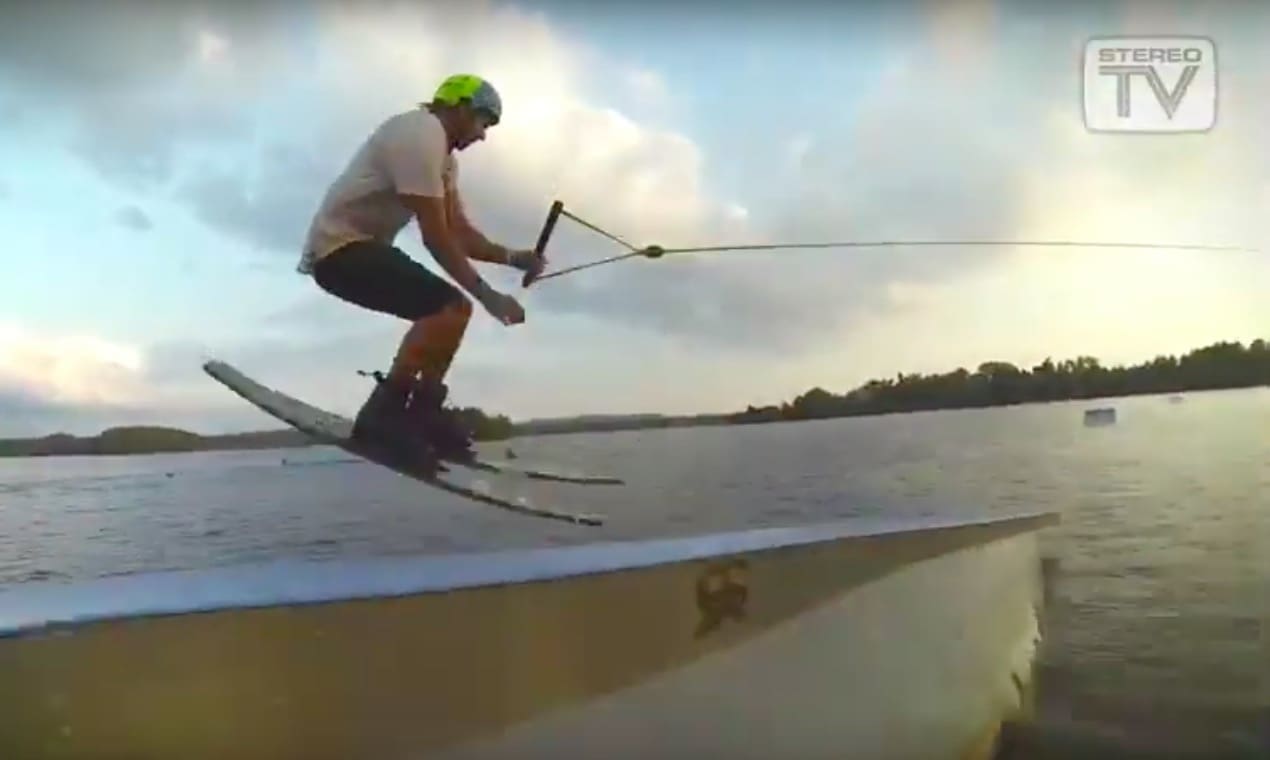 Have You Ever Heard of Wake-Skiing?