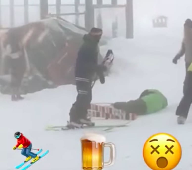 Why Drinking & Skiing Is A Slippery Slope