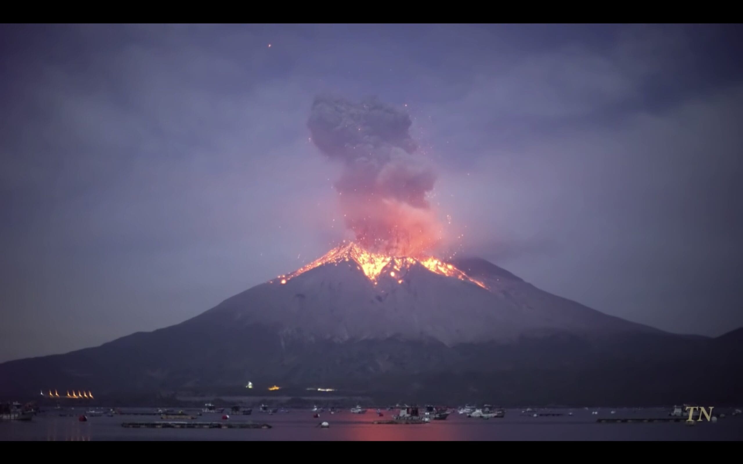 Perfectly Placed Camera Captures Incredible Footage of Volcano Eruption ...