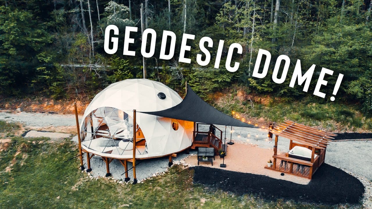 VIDEO: Luxury Geodesic Dome Glamping (Airbnb $219 Per Night)