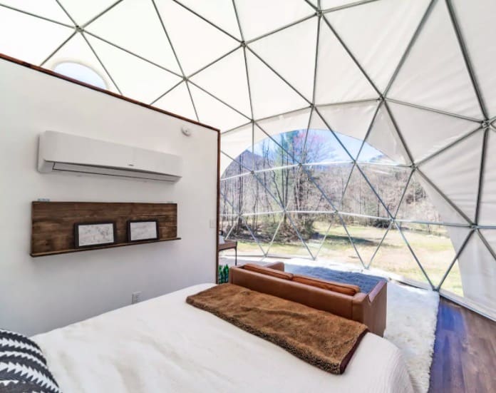 VIDEO: Luxury Geodesic Dome Glamping (Airbnb $219 Per Night)