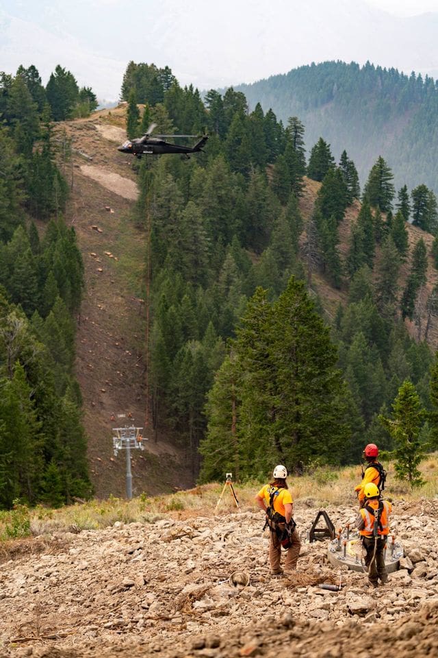 Sun Valley Expansion Project In Full Swing (New Chairlift Installation