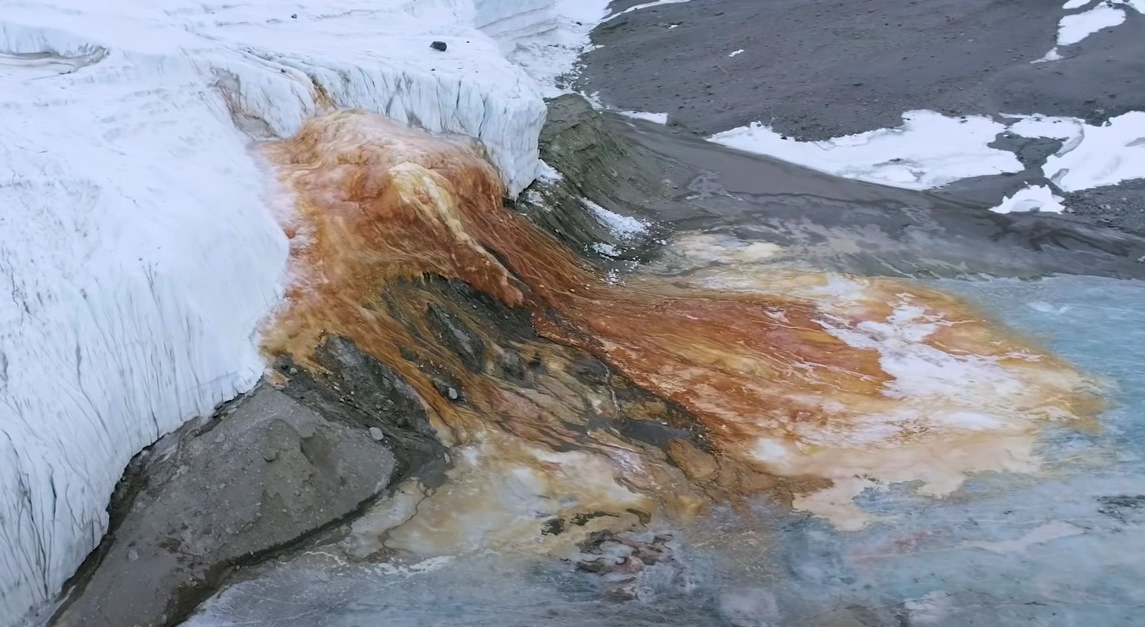 This Antarctic “Blood Glacier” Could Hold Clues To Extraterrestrial Life
