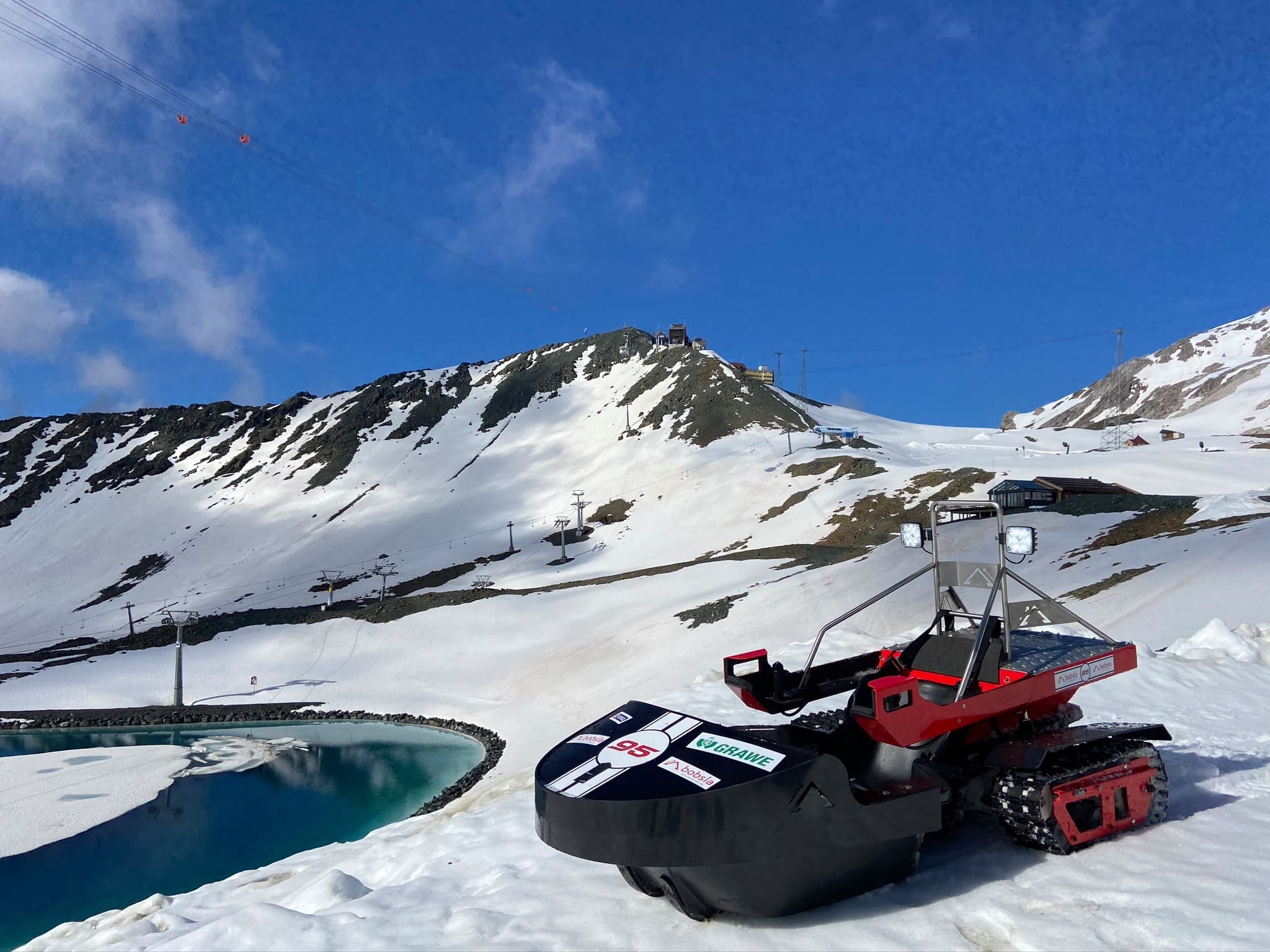 These Nimble Little Snow Go-Karts Operate Like A Bobcat Skid Steer