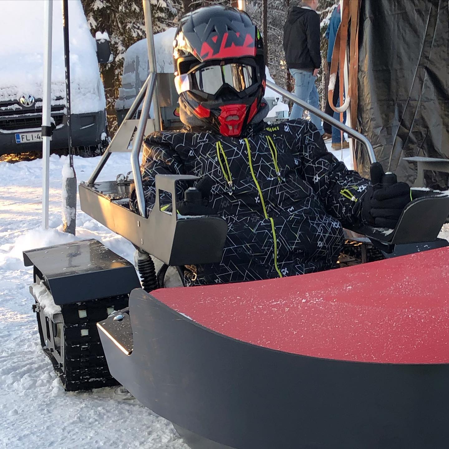 These Nimble Little Snow Go-Karts Operate Like A Bobcat Skid Steer