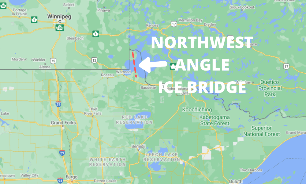 Cut Off From U.S.-Minnesota Town Plows 22-Mile Ice Road | Unofficial ...