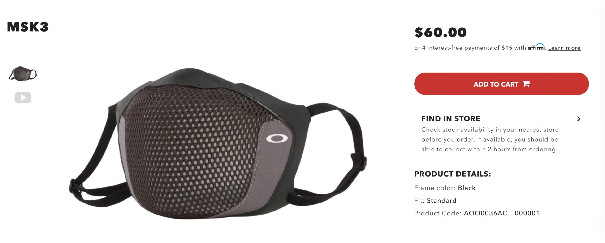 Oakley Introduces Mask With Eyewear Integration