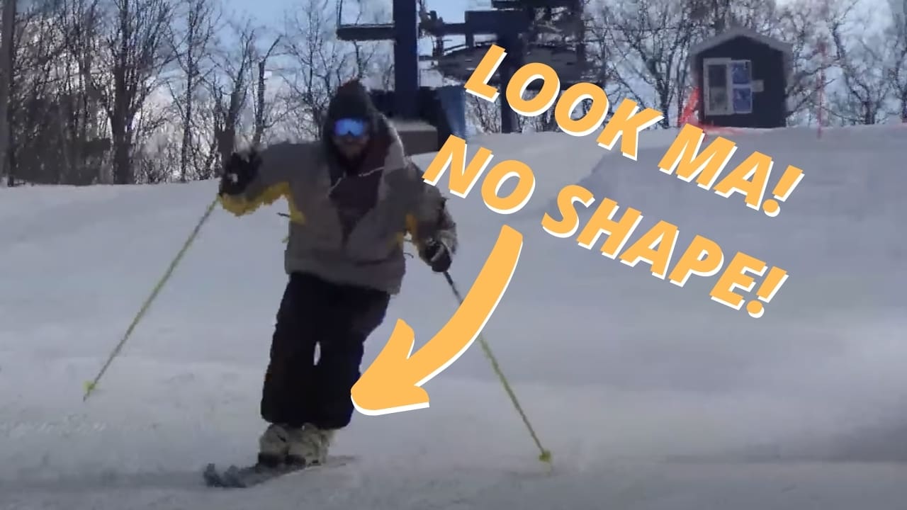 How To Ski Straight Skis