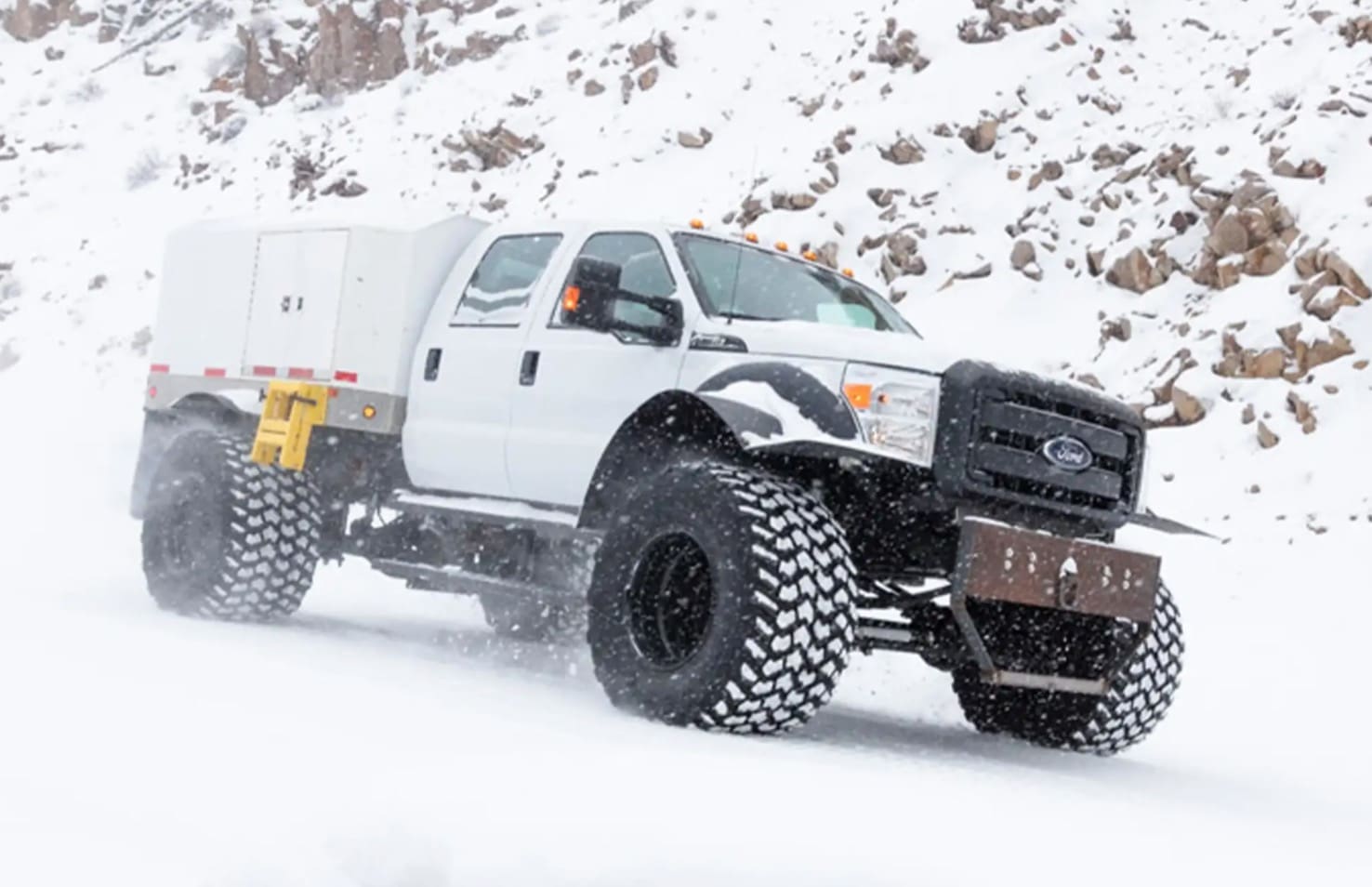 Yellowstone Uses Ford Super Duty Monster Truck for Rural Mail Delivery