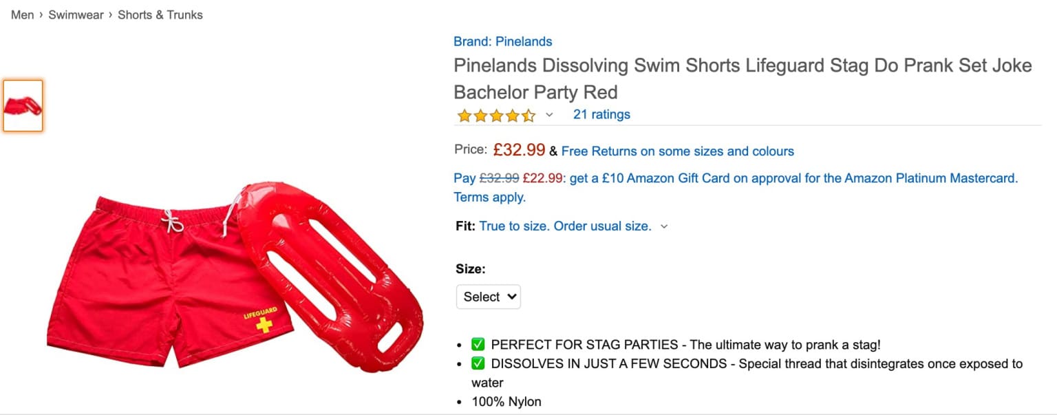 VIDEO: Dissolving Swim Trunks, High Quality Practical Joke