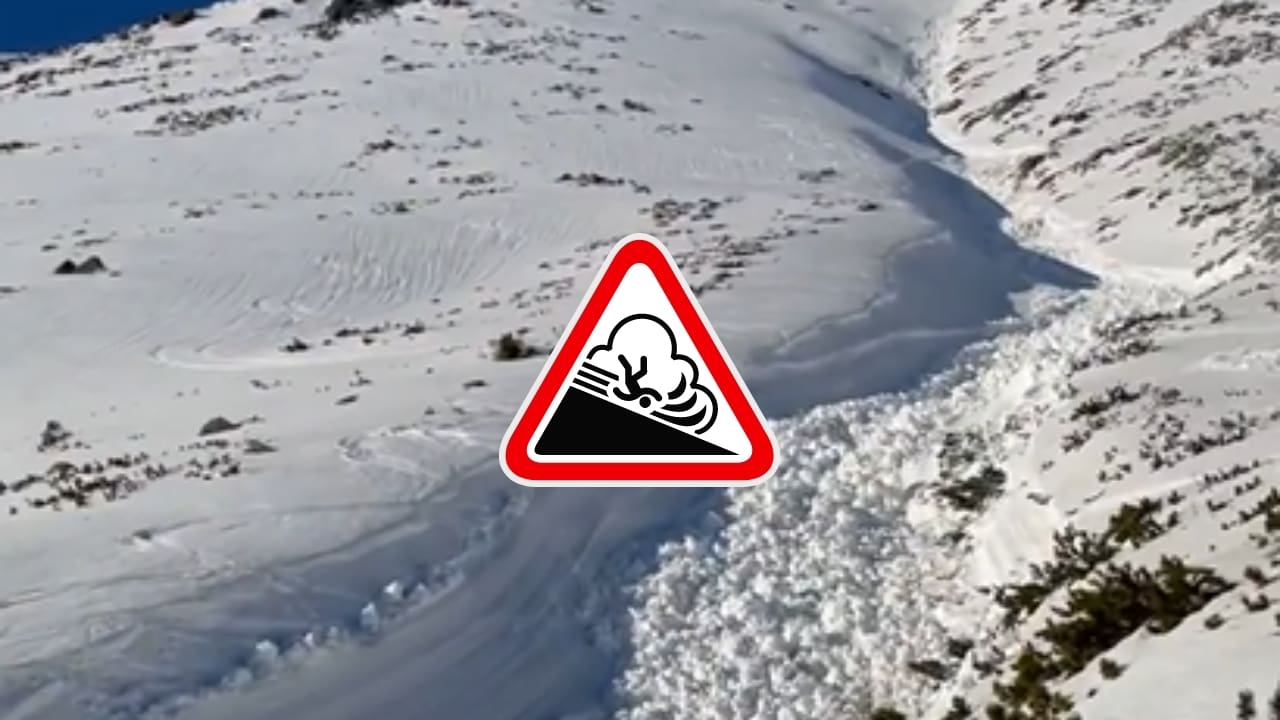 Fast Moving Avalanche Filmed In Slovakia | Unofficial Networks