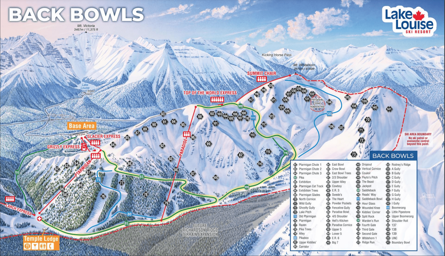 Lake Louise Announces Offseason Improvements (Terrain Expansion/New ...