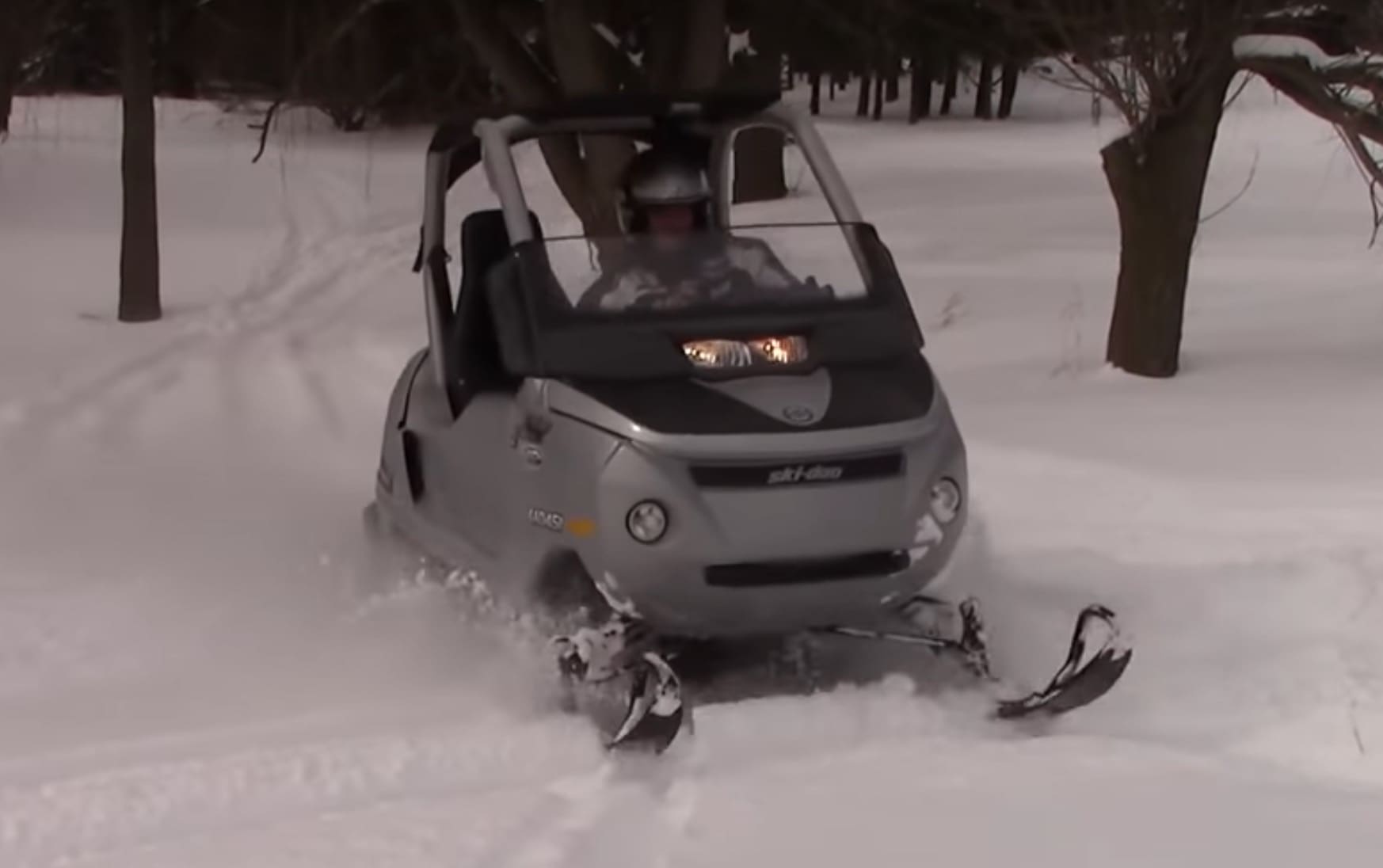 Did You Know Ski-Doo Made Side by Side Snowmobiles?