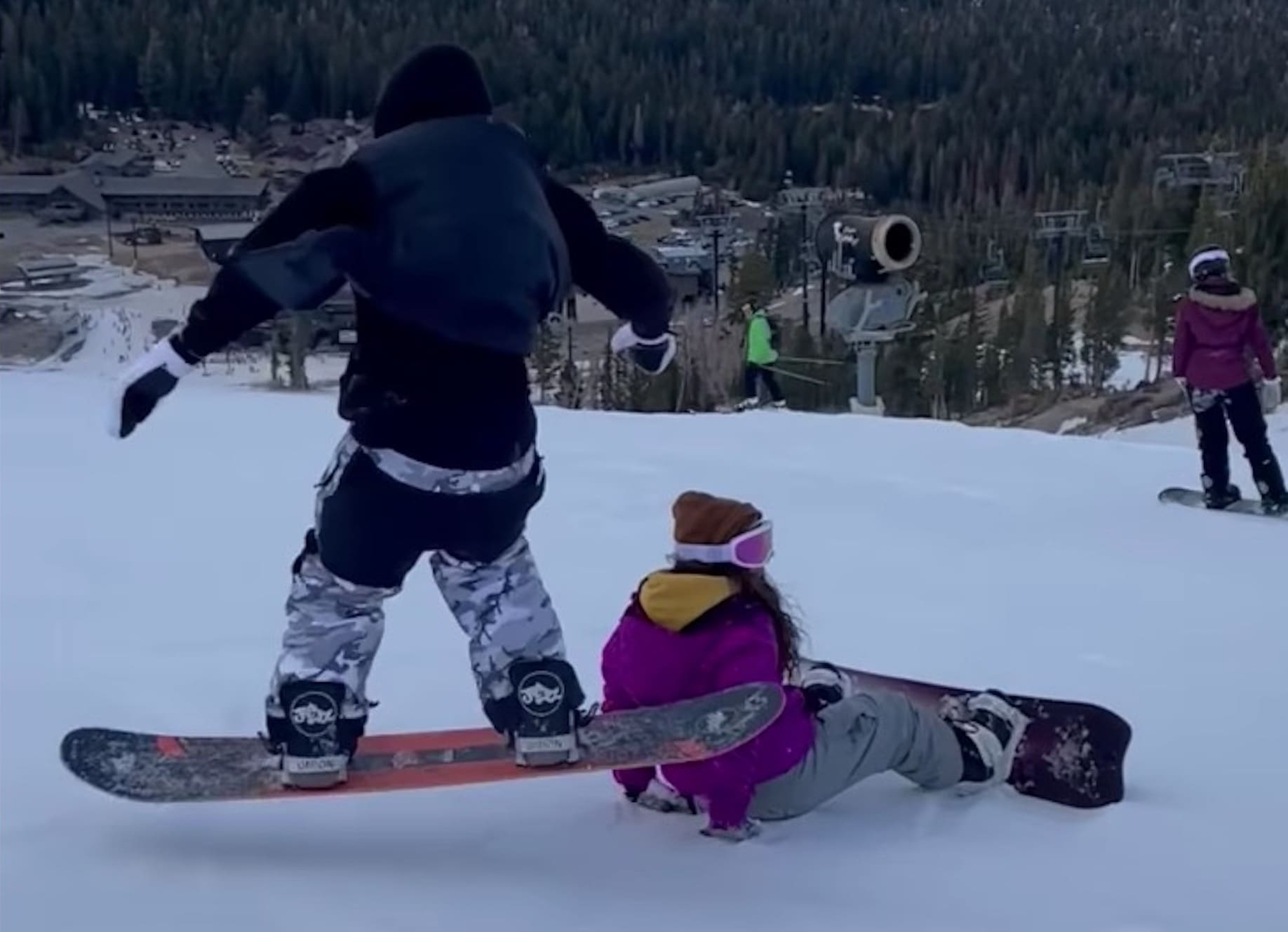 VIDEO: Extremely Close Near Collision @ Mammoth Mountain