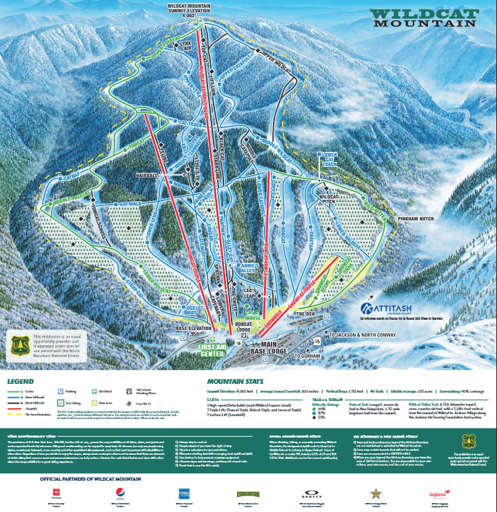 New Trail Map Alert: Attitash and Wildcat Edition