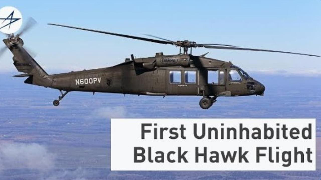 The First Uninhabited Black Hawk Flight Was Incredible