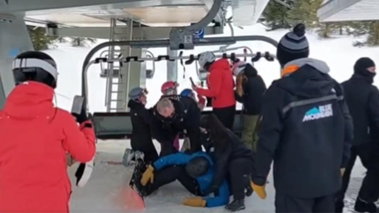 WATCH: Snowboarder Arrested For Not Wearing Mask at Canadian Ski Resort