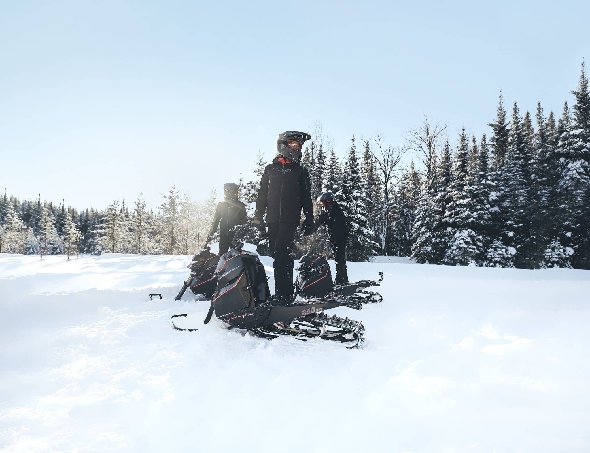 The World’s First Stand-Up Snowmobile