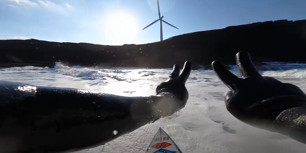Surfing ‘Lethal’ Scottish Slab Barrels (Watch)