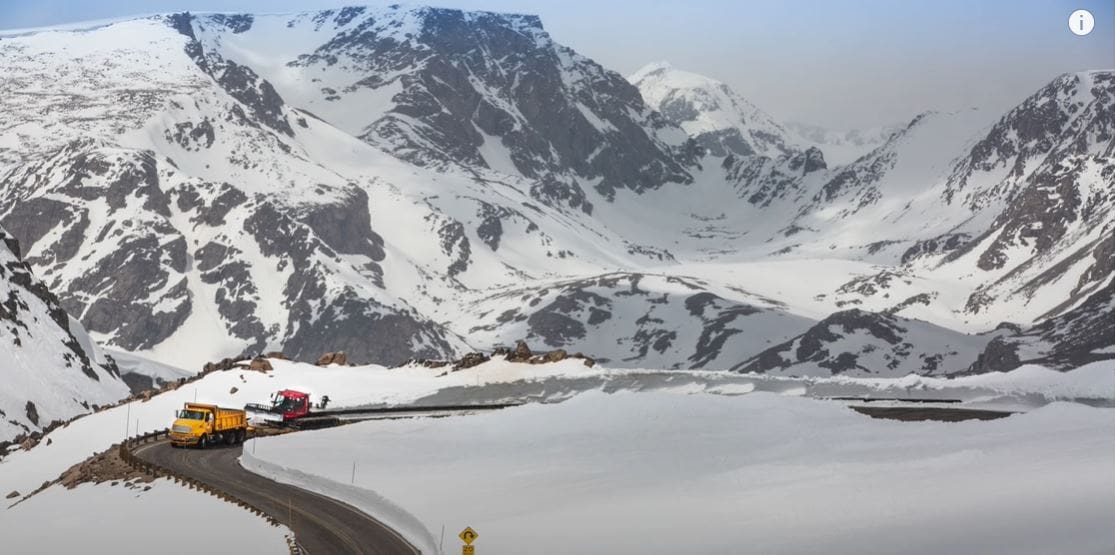 WATCH: Clearing 38 Foot Snowdrifts On Beartooth Pass