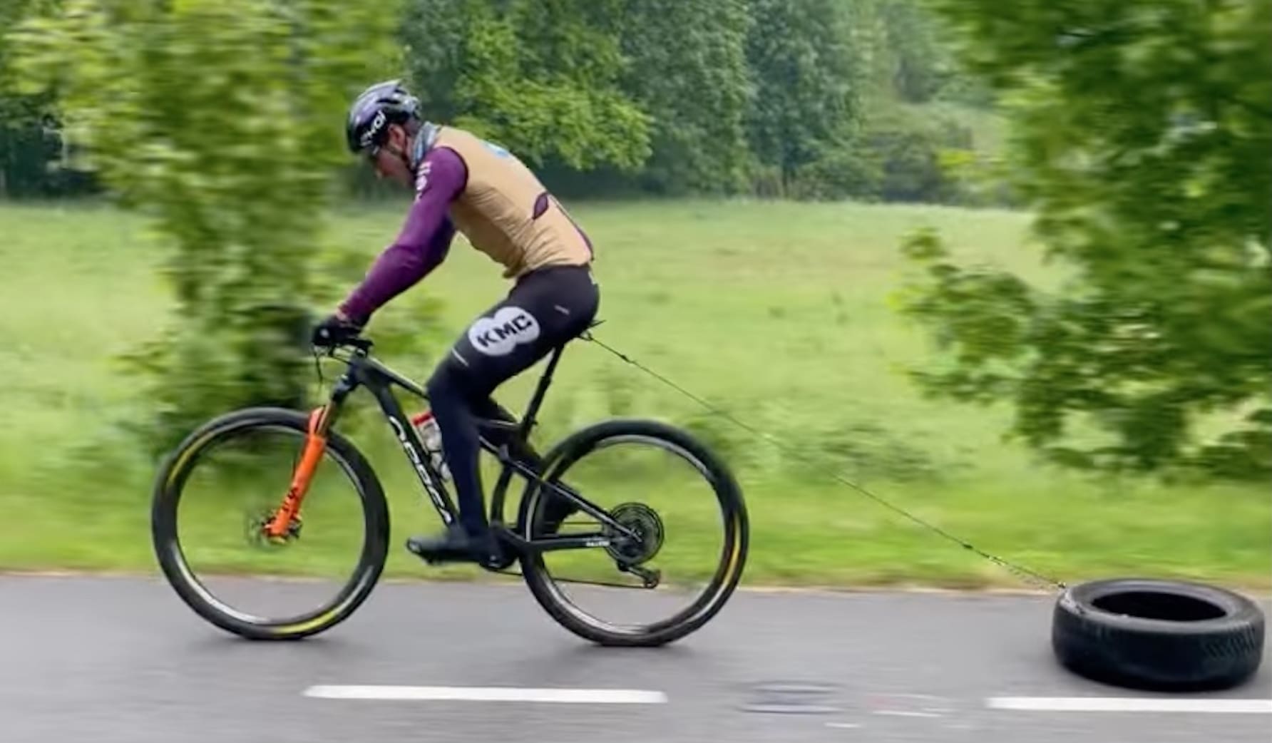 This Professional Mountain Biker’s Hardcore Resistance Training Regimen