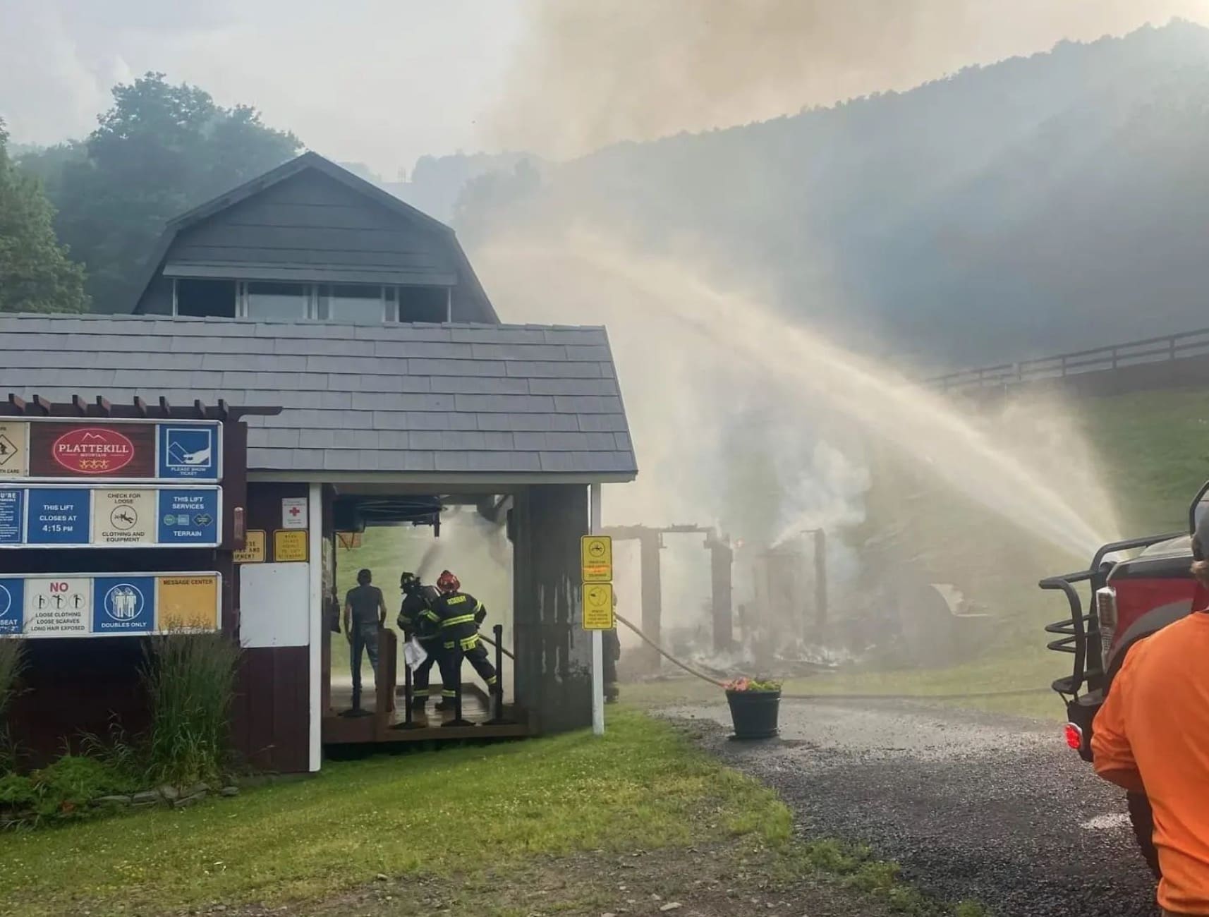 Lightning Strike Destroys Ski Area’s Chairlift Control Shack