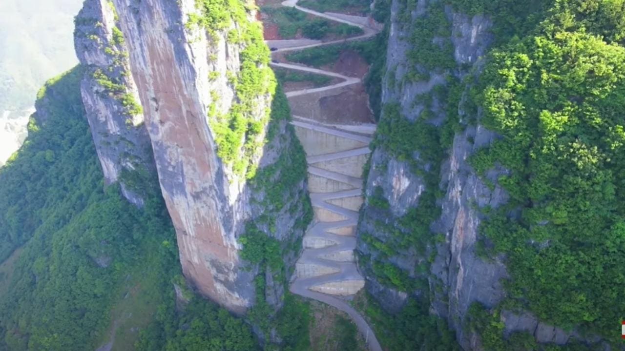 WATCH: The Steepest Highway In The World