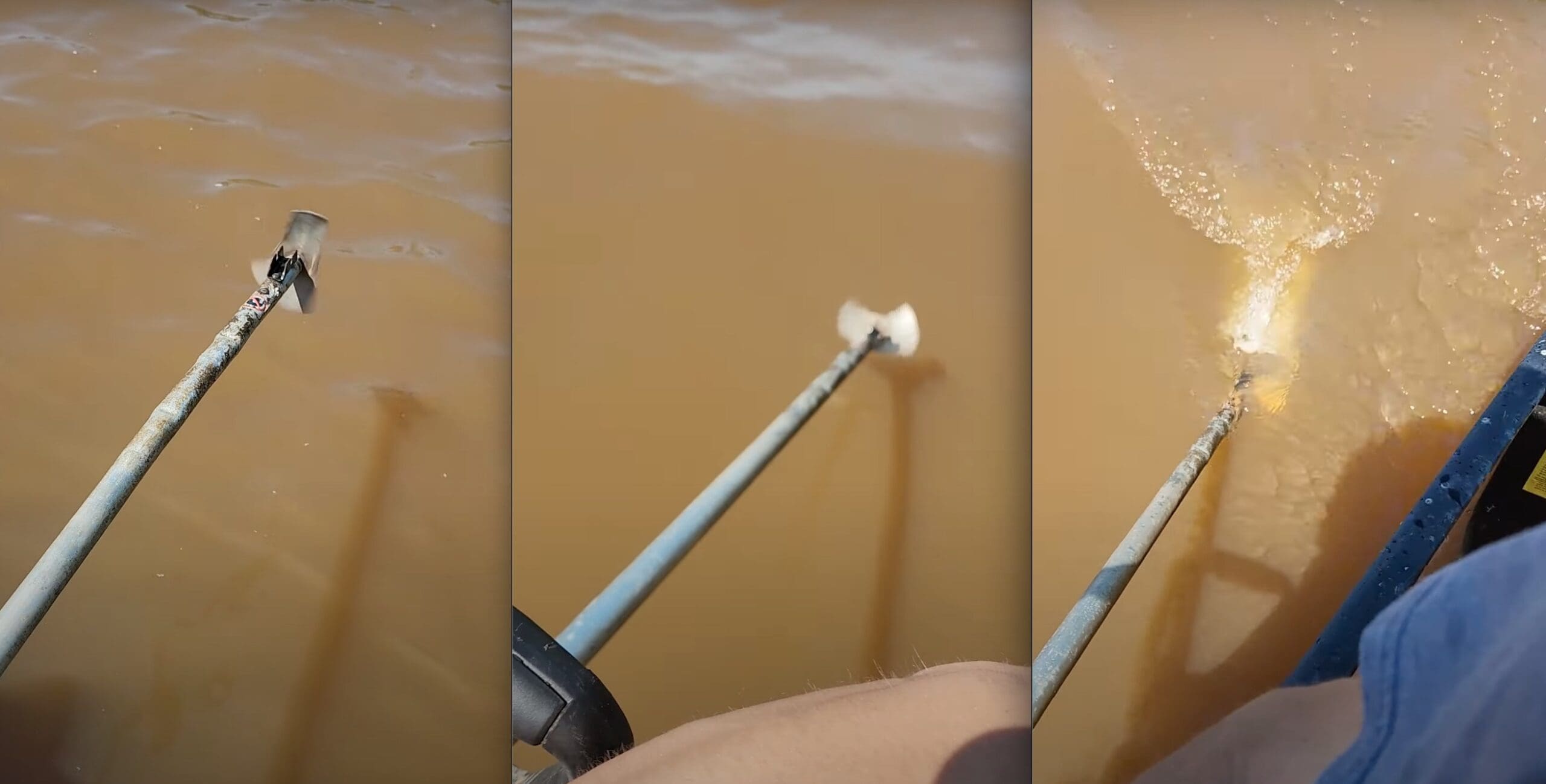 VIDEO: Brilliant Canadian Uses Weedwhacker To Propel Canoe